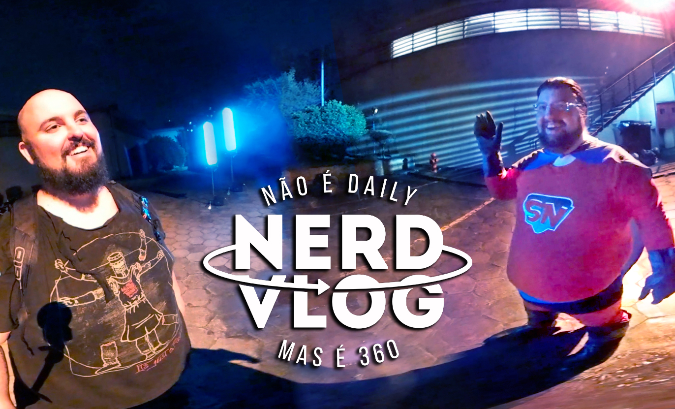 SUPER NERD? Making Of - NerdVlog 360 - Jovem Nerd