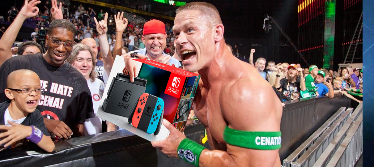 Nintendo quer levar alguns fãs para jogar Switch com o John Cena ...