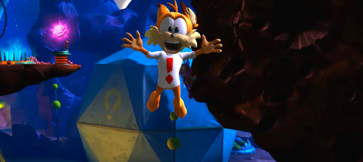 Lembra do Bubsy? Ele está de volta com um novo jogo e existe um trailer ...