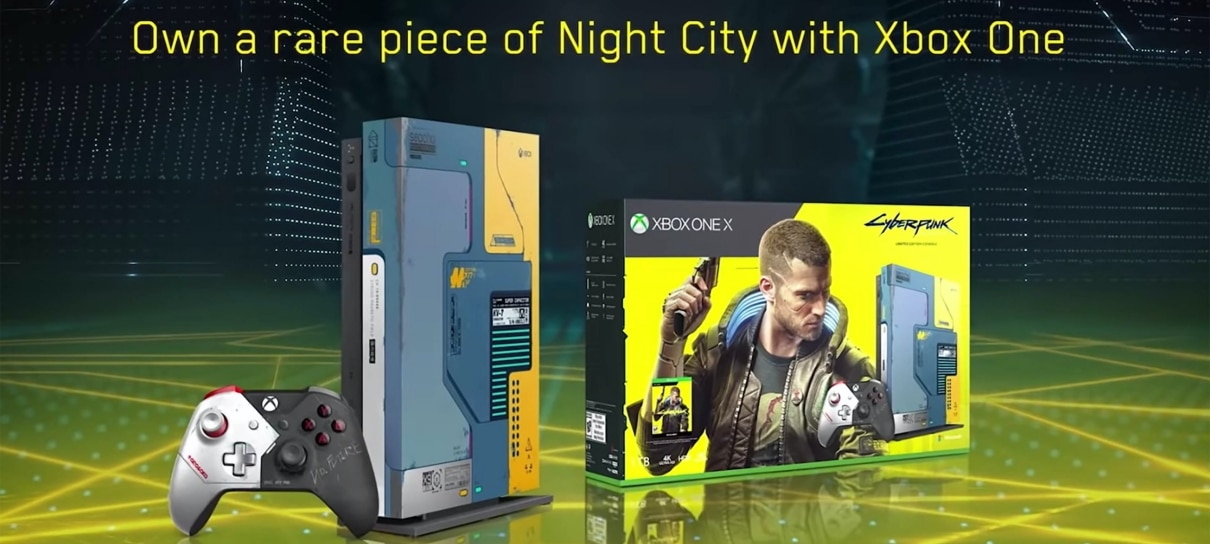 Microsoft divulga edição especial de Cyberpunk 2077 para o Xbox One X ...
