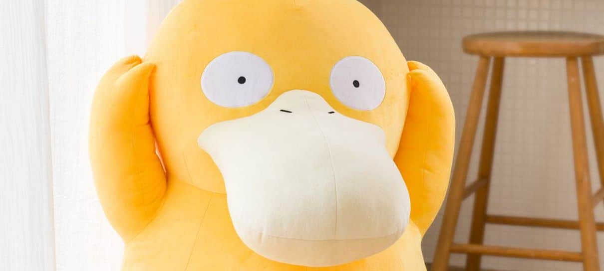 Pokémon Store anuncia pelúcia em tamanho real do Psyduck - Jovem Nerd