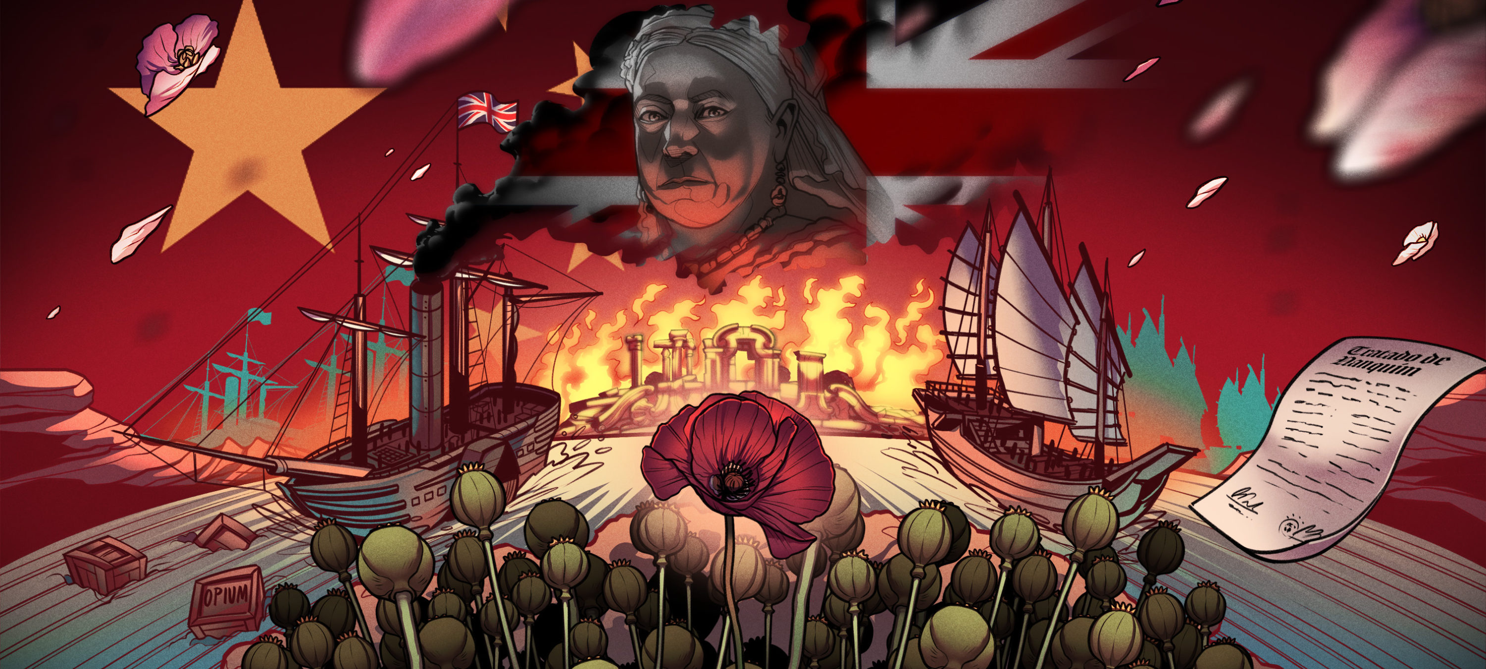 Fotos Da Guerra Do Opio Tratado De Nanquim Encerra A Primeira Guerra