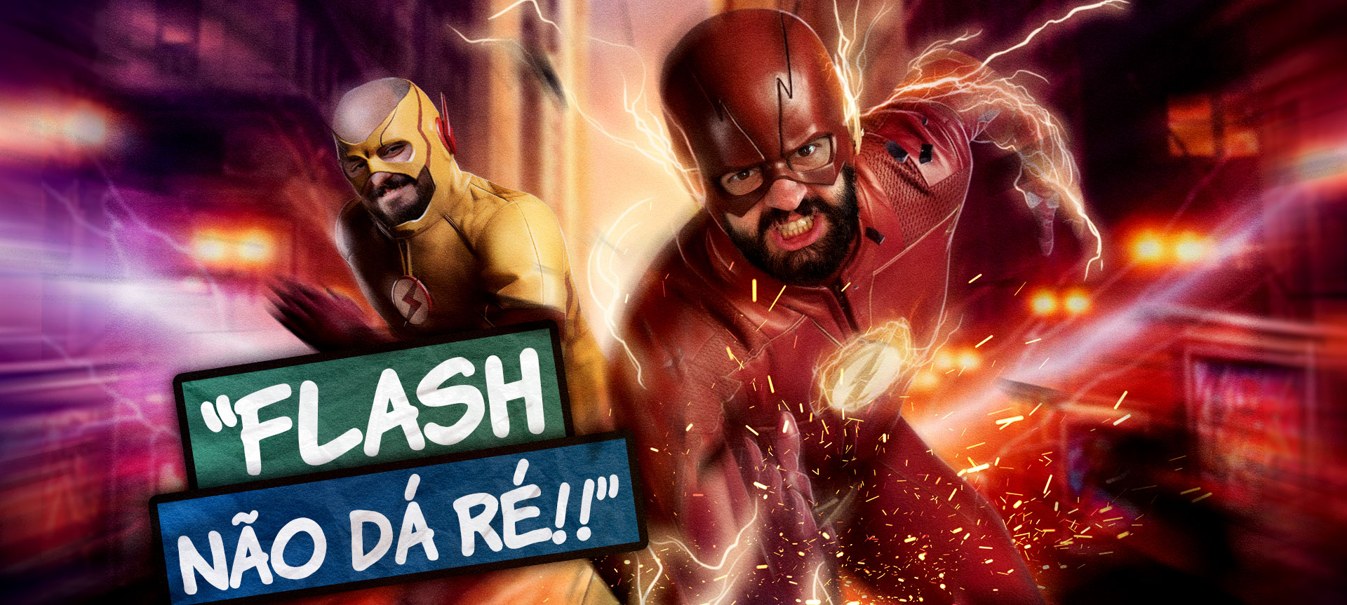 The Flash Trailer - Flash Azul e Flash Amarelo os dois a 500km/h ...