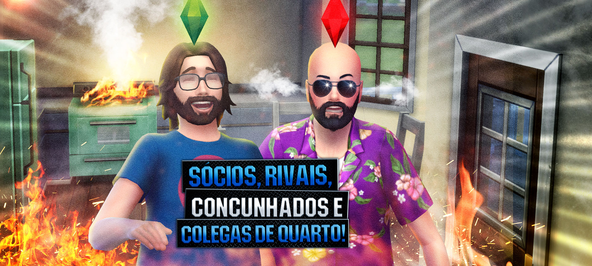The Sims 4 Gameplay - Fofocas do Jovem Nerd e do Azaghal - NerdPlayer ...