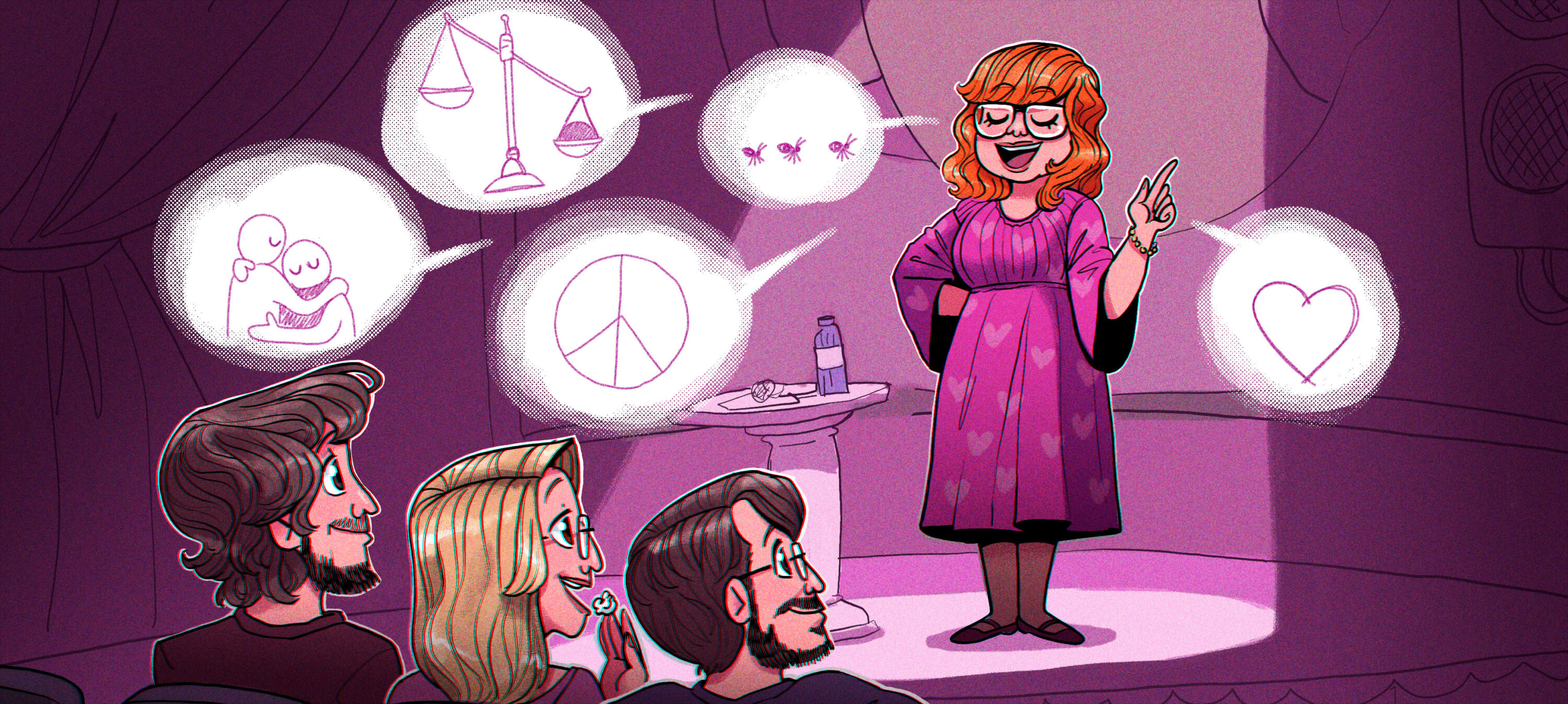 Sou palestrinha, mas tudo no amor - Caneca de Mamicas - Jovem Nerd