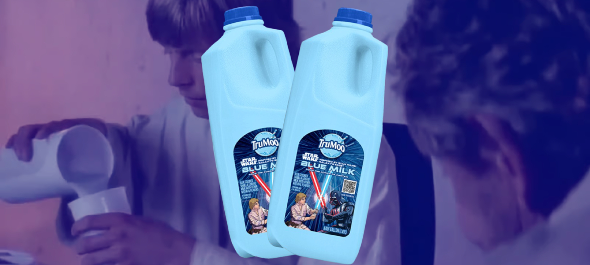 TruMoo Blue Milk, o leite azul de Star Wars, será vendido em lojas ...