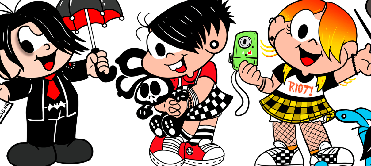 Ilustrador cria versão emo da Turma da Mônica - Jovem Nerd