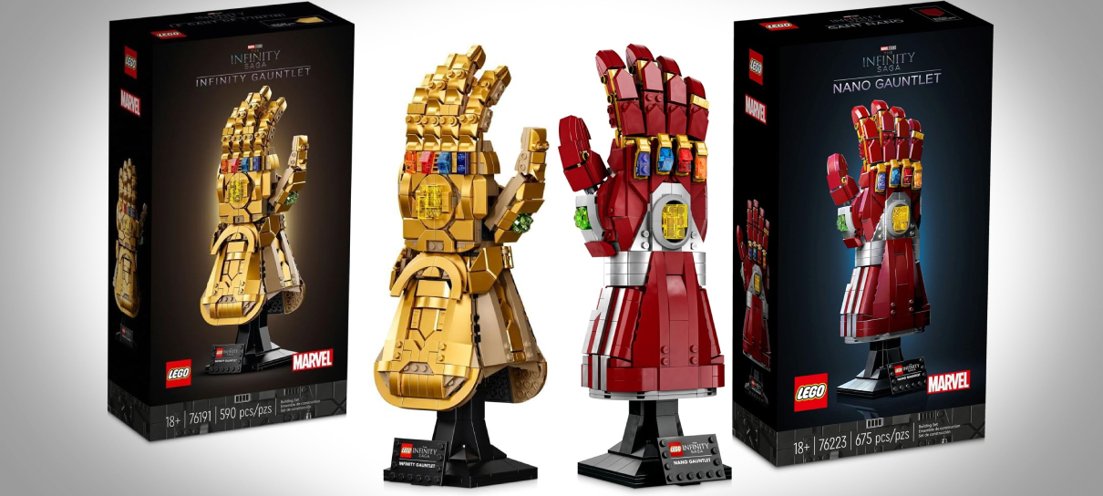 Manoplas dos Vingadores da LEGO estão em oferta na Amazon - Jovem Nerd