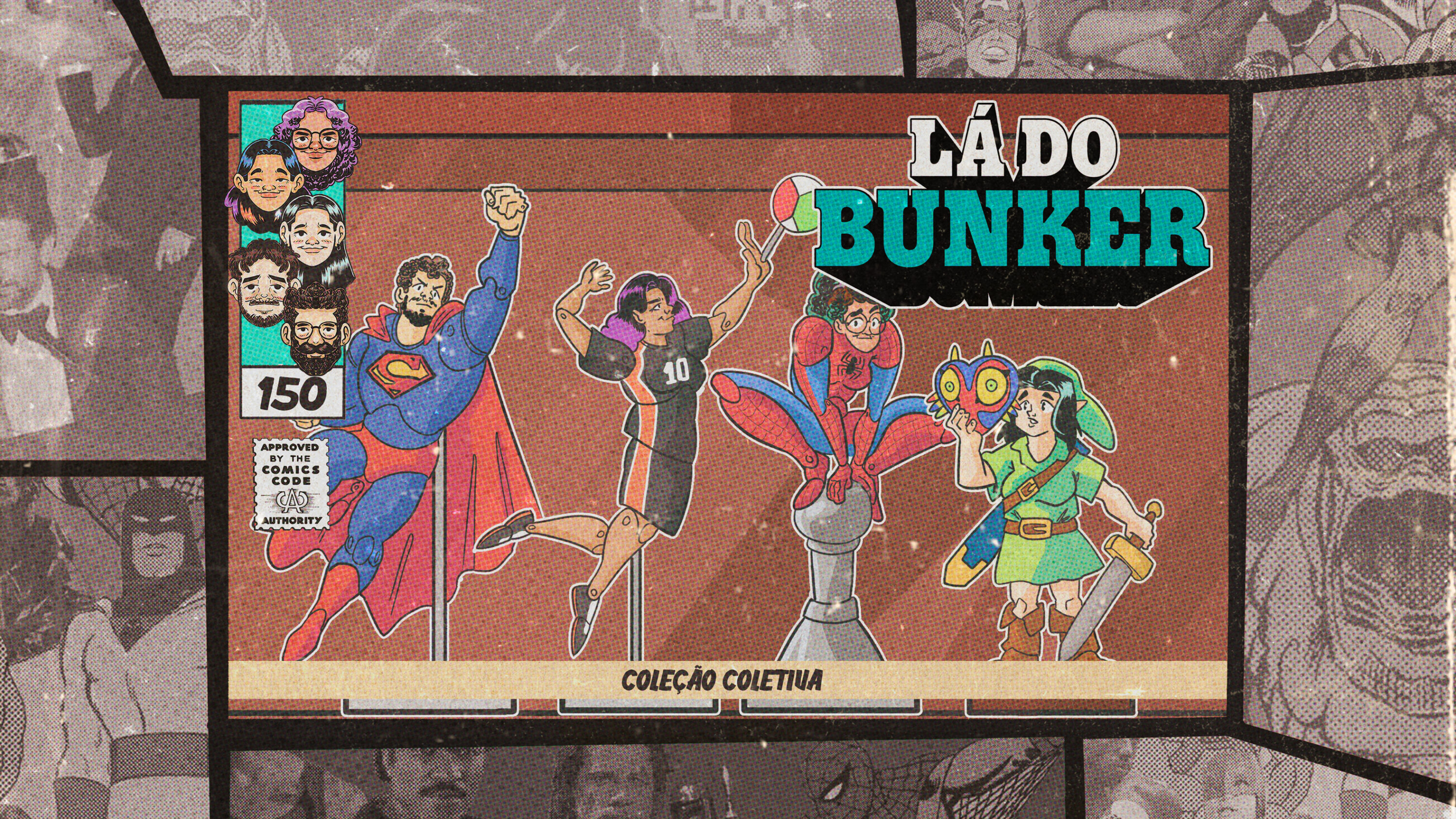 Coleção coletiva - Lá do Bunker - Jovem Nerd