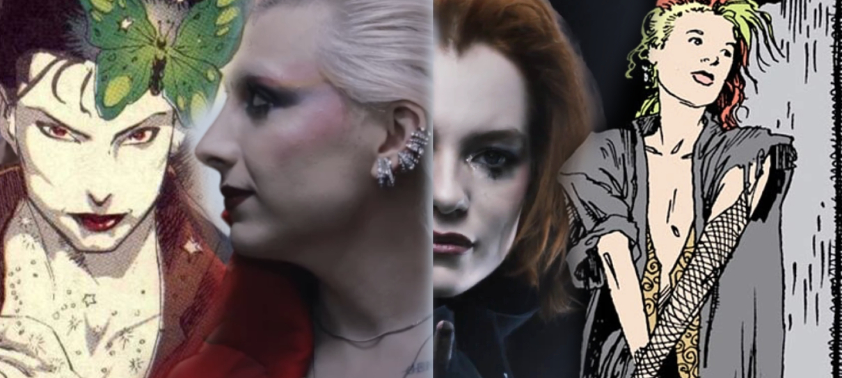 Delírio e Desejo roubam cena em foto nos bastidores de Sandman - Jovem Nerd