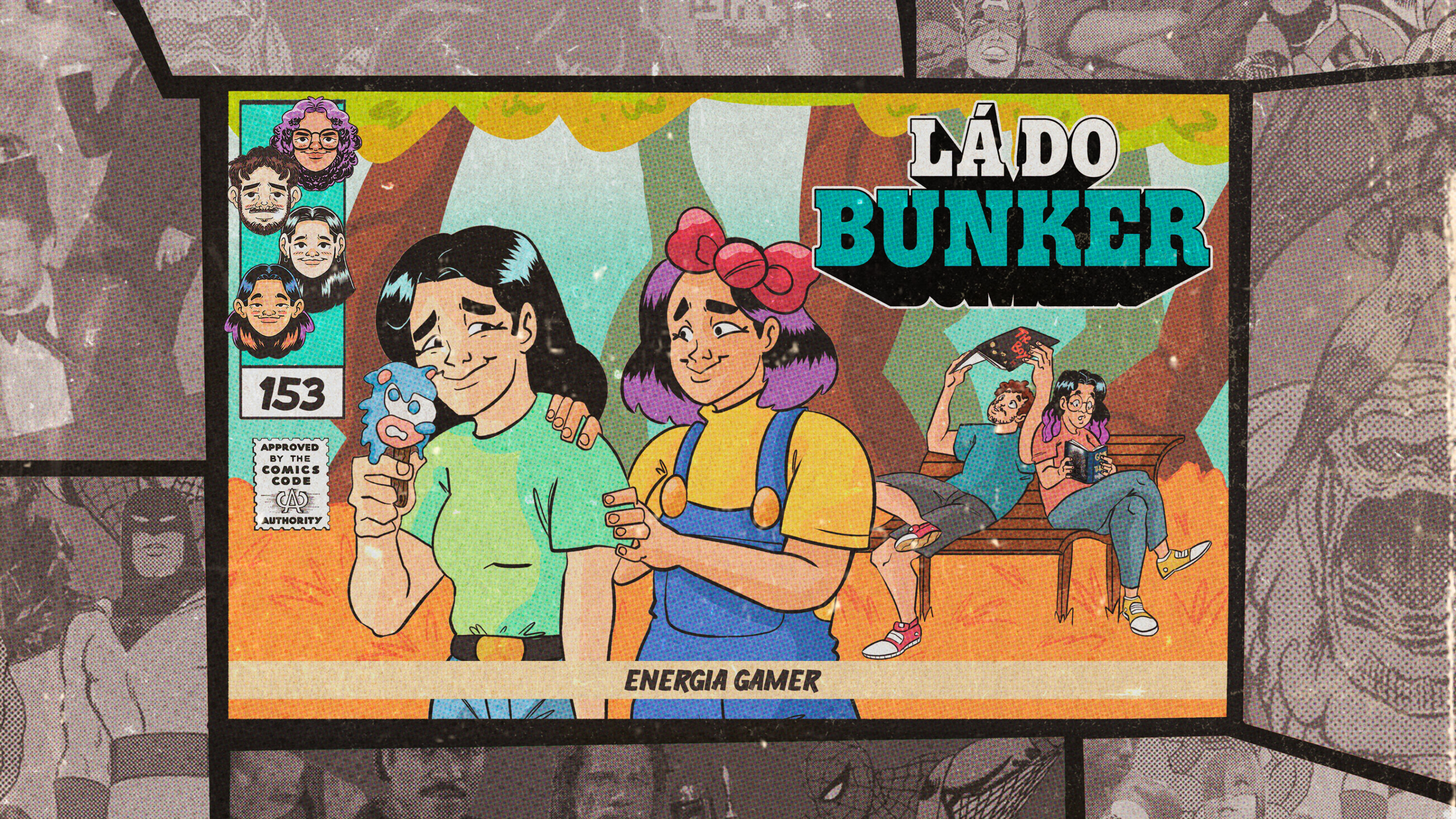 Energia Gamer - Lá do Bunker - Jovem Nerd