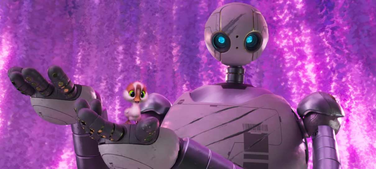 Robô Selvagem vira mãe de pet em novo trailer - Jovem Nerd
