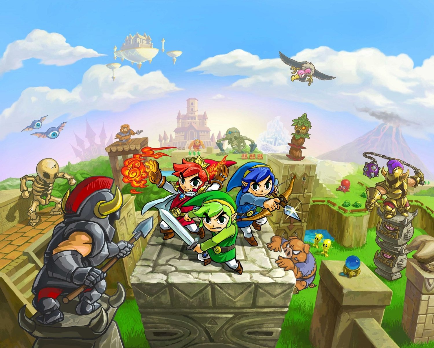 Nintendo lança mais um trailer de The Legend of Zelda: Tri Force Heroes ...